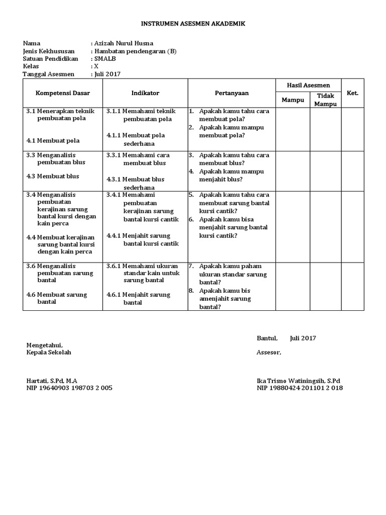 Azizah's Craft Assessment | PDF