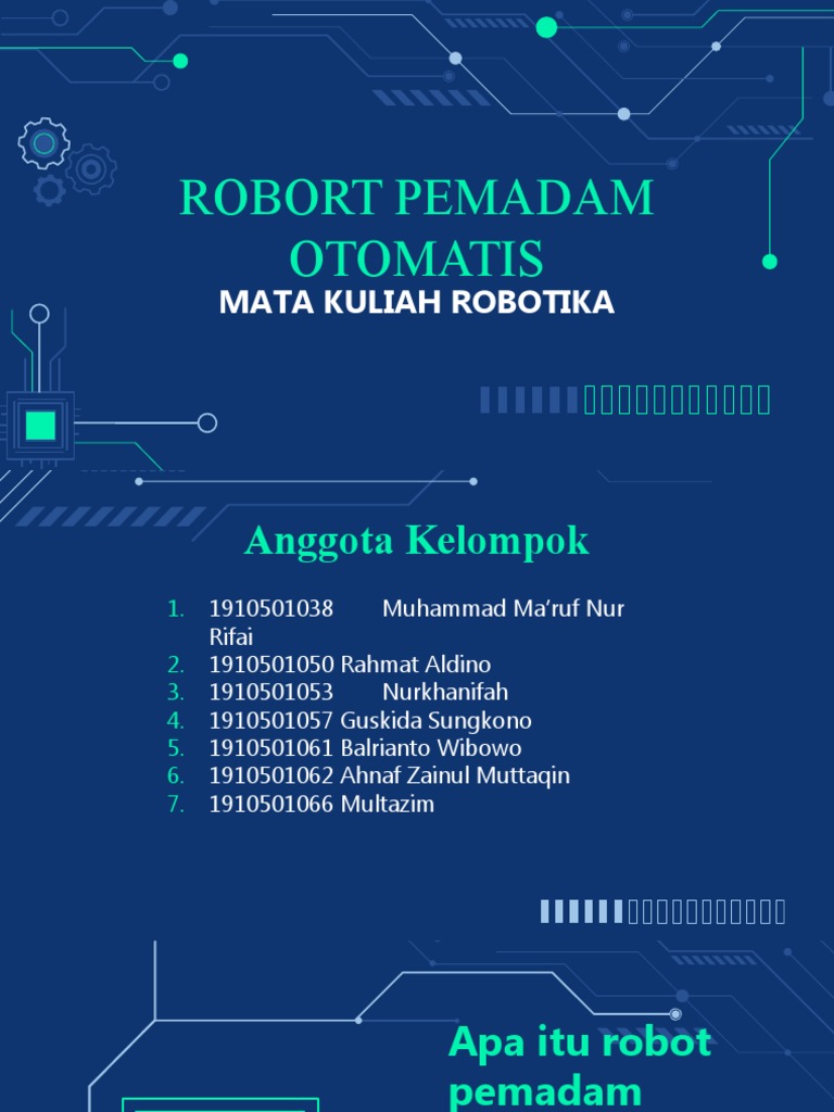 Robot Pemadam Api Otomatis | PDF