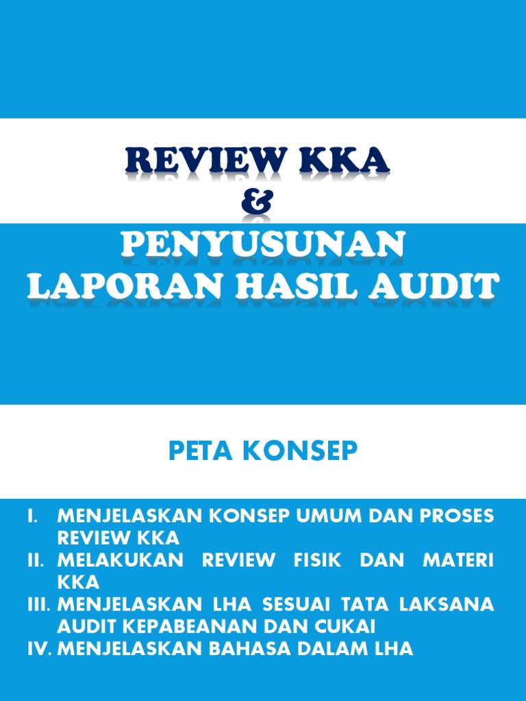 Pengertian dan Proses Review KKA | PDF