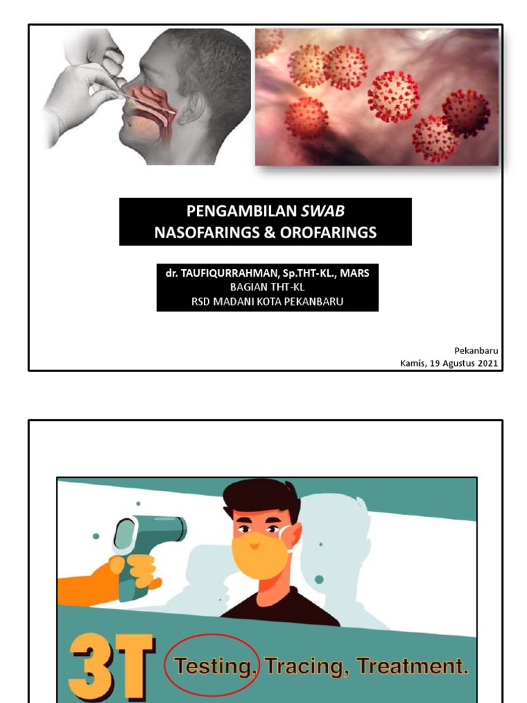 Panduan Swab Nasofaring & Orofaring | PDF