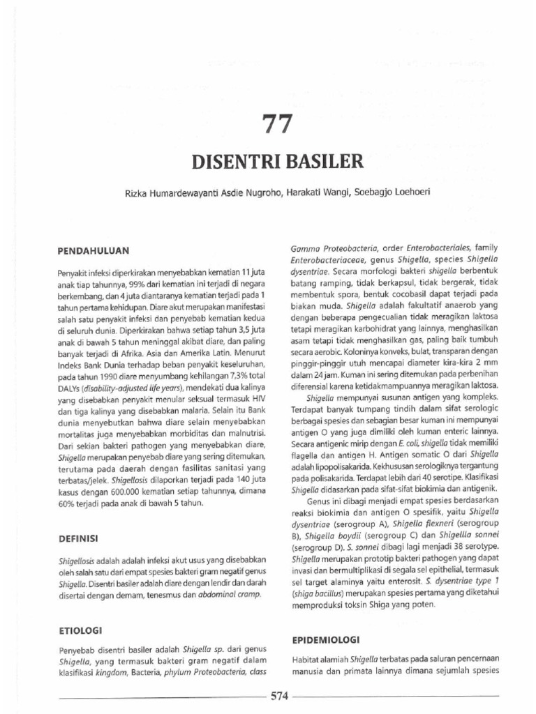 Disentri Basiler | PDF