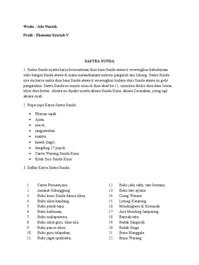 SASTRA SUNDA-WPS Office 2 | PDF