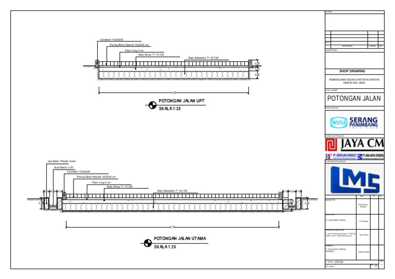 Shop Drawing Cerucuk Dan Makadam-2 | PDF