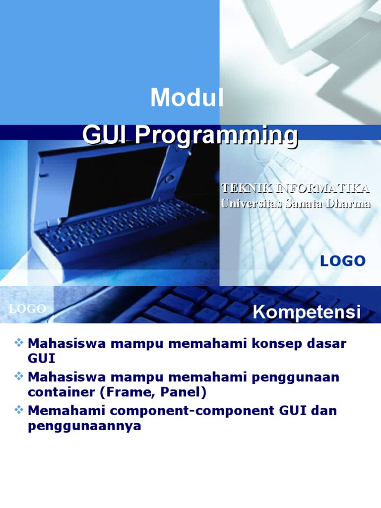 Modul GUI Programming | PDF | Human–Computer Interaction | Computer Libraries