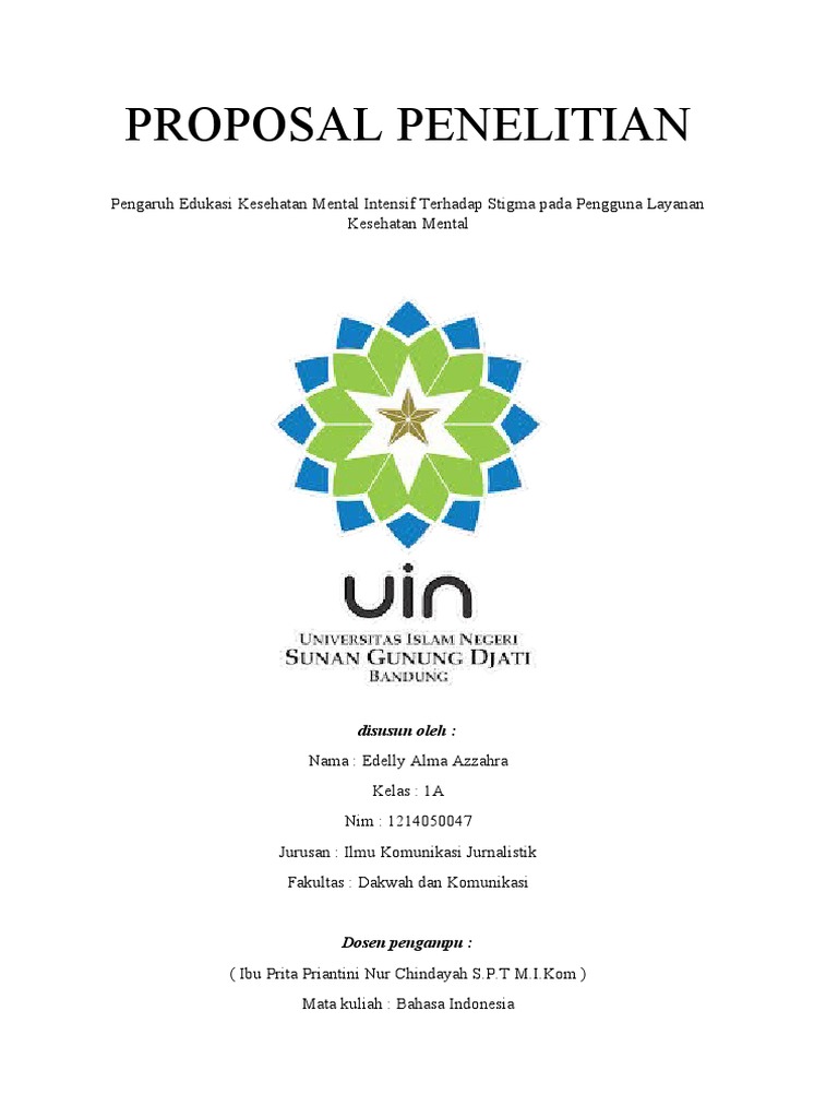 Tugas Proposal Penelitian | PDF