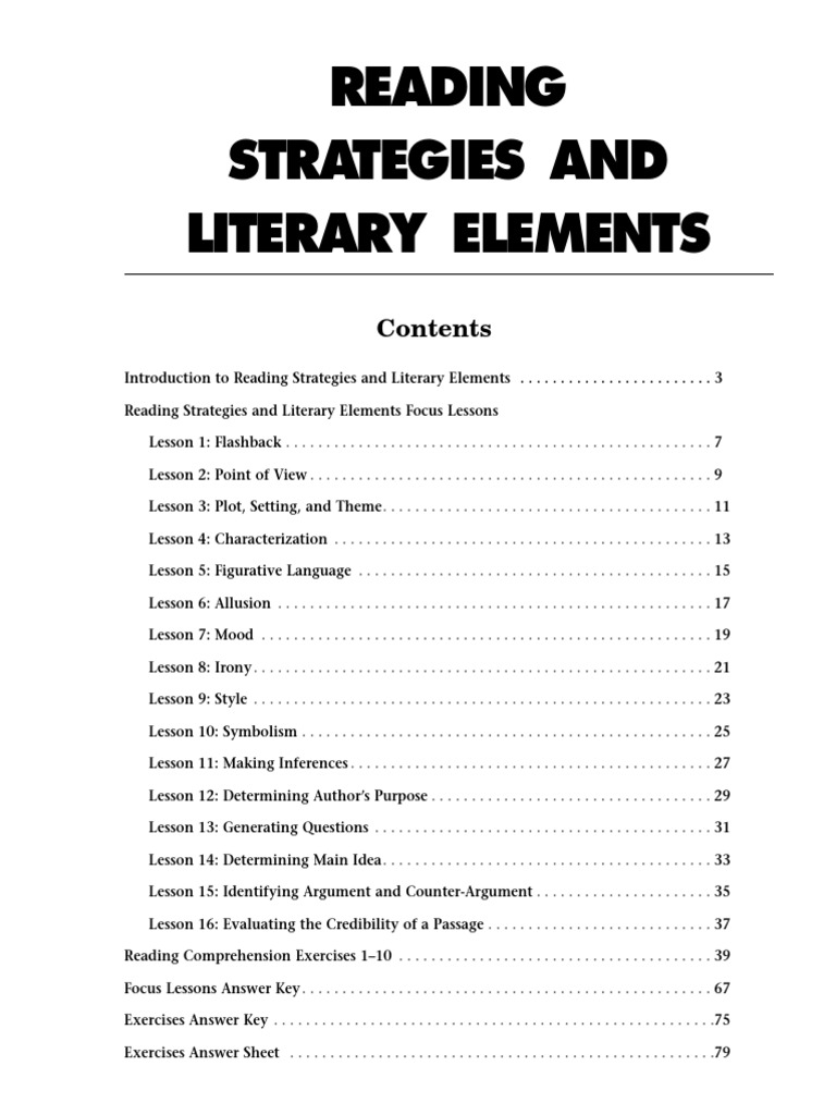 Reading Strategies G8 | PDF | Narration | Reading Comprehension