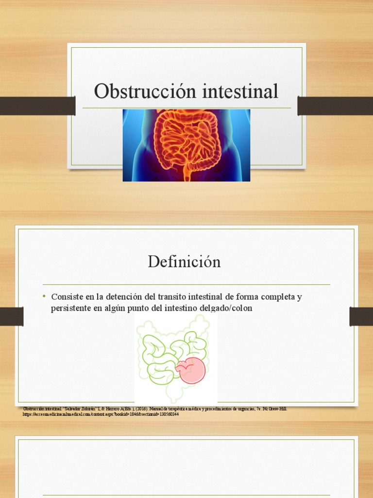 Obstrucción Intestinal | PDF | Especialidades Medicas | Medicina CLINICA