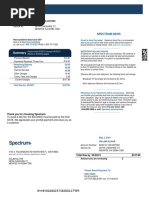 Spectrum Bill | PDF | Fee | Cheque