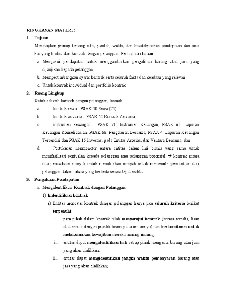 Pendapatan (Psak 72) | PDF | Pengelolaan Keuangan & Uang