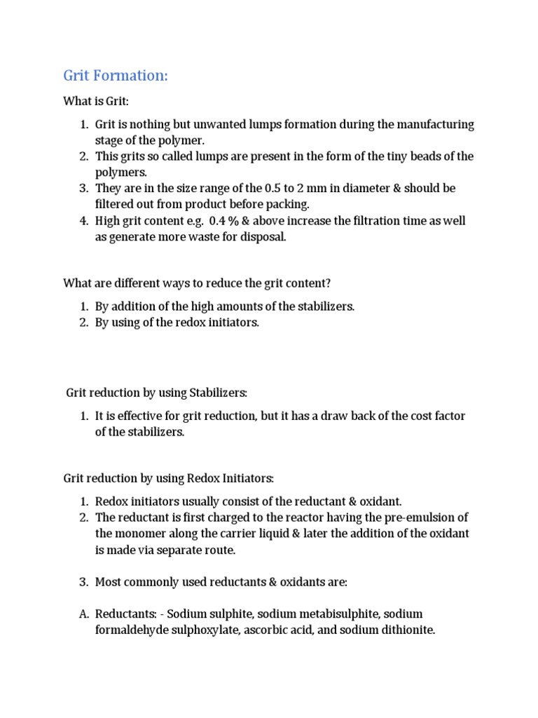 Grit Formation-Study | PDF | Home & Garden | Science & Mathematics