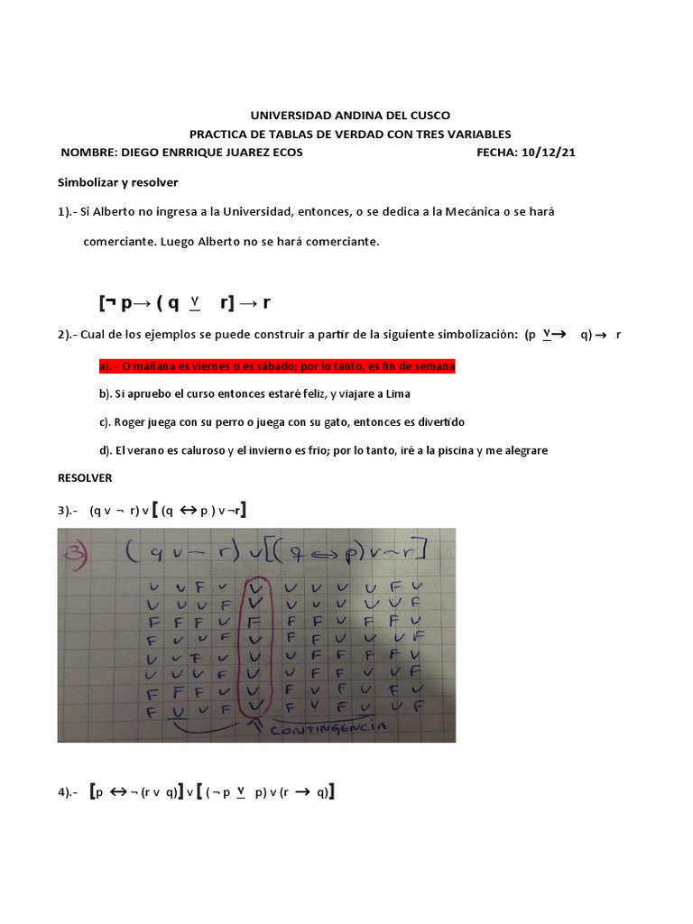 Tablas 3 Variables | PDF