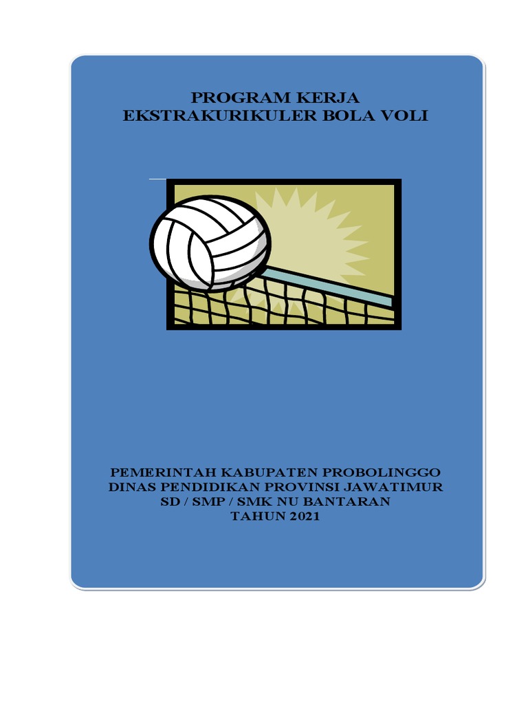 Program Kerja Ekstrakurikuler Bola Voli | PDF
