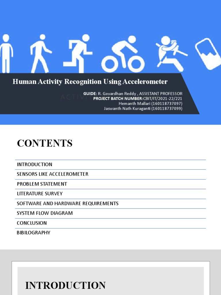 Human Activity Recognition MP | PDF | Accelerometer | Computer Science