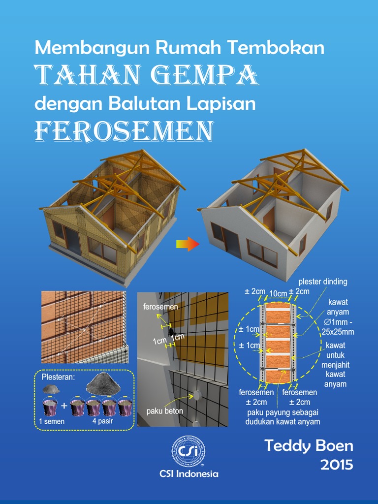 Booklet Membangun Rumah Ferosemen | PDF