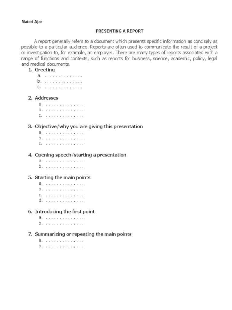 How to Present a Report Effectively | PDF | Communication | Cognition