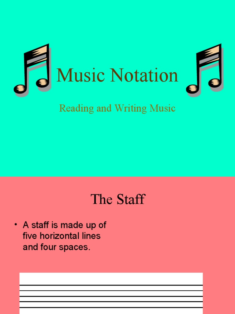 Teaching The Music Staff and Counts | PDF | Poetry
