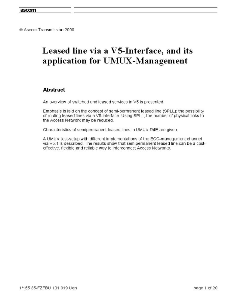 Leased Line | PDF | Public Switched Telephone Network | Network Topology