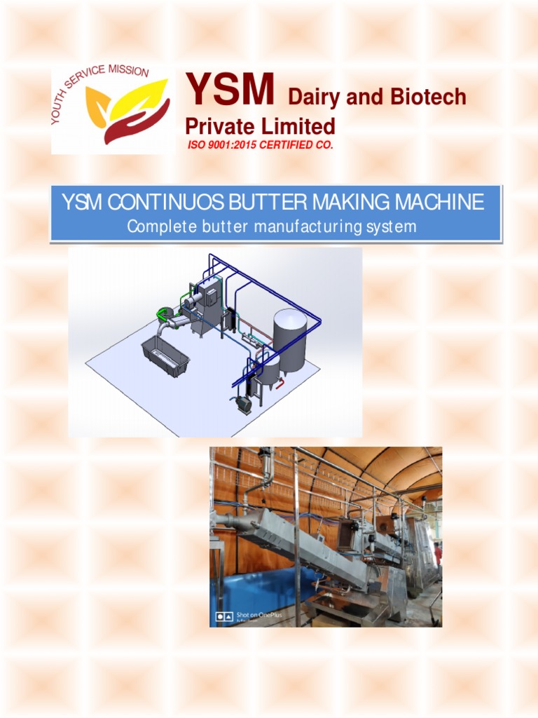 YSM CBM Brochure | Download Free PDF | Butter | Buttermilk