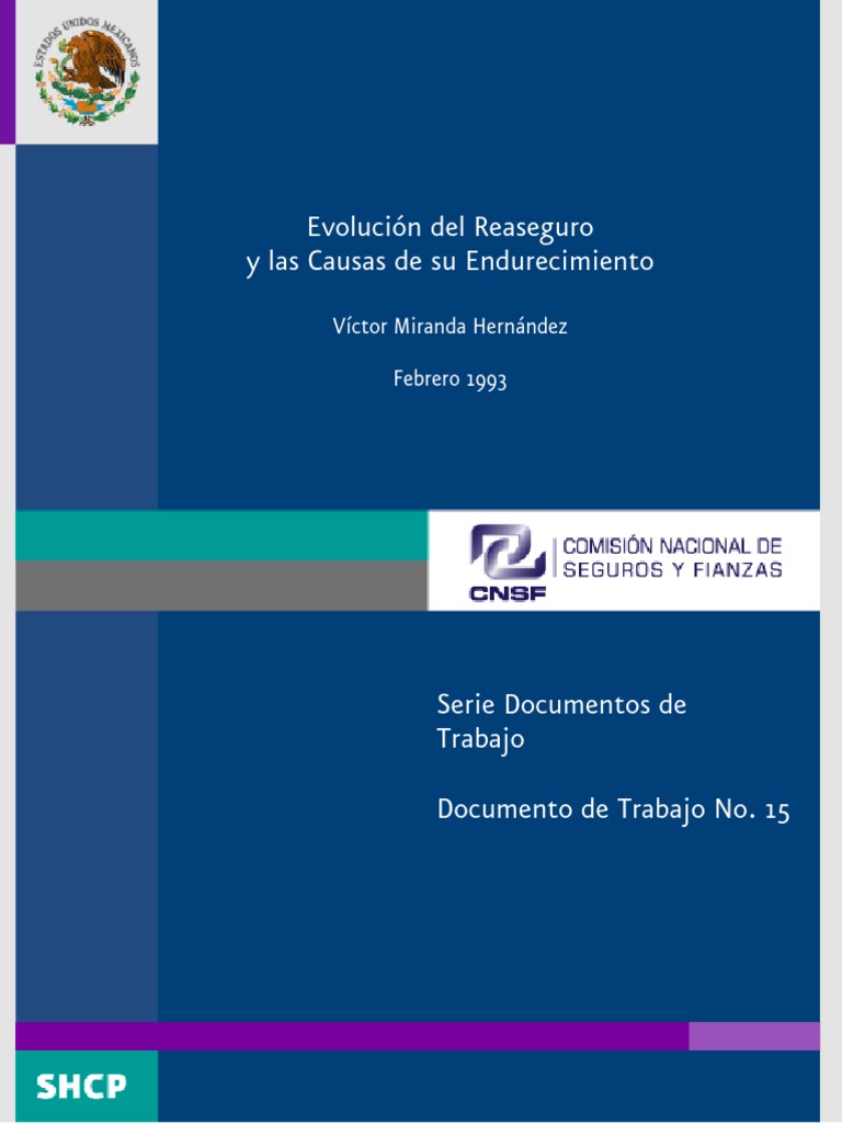 Endurecimiento Del Reaseguro Pdf Reaseguro Seguro 7065
