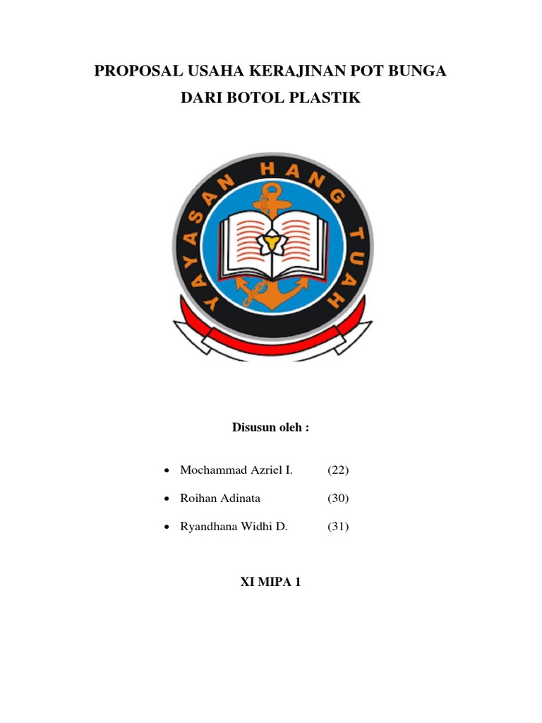 Proposal Usaha Kerajinan Pot Bunga | PDF