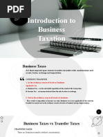 Transfer and Business Taxation Tabag 2021 Edition | PDF