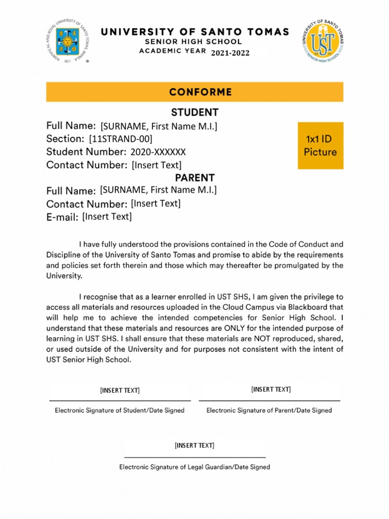 Ust SHS Handbook Conforme Sy2021 2022 | PDF