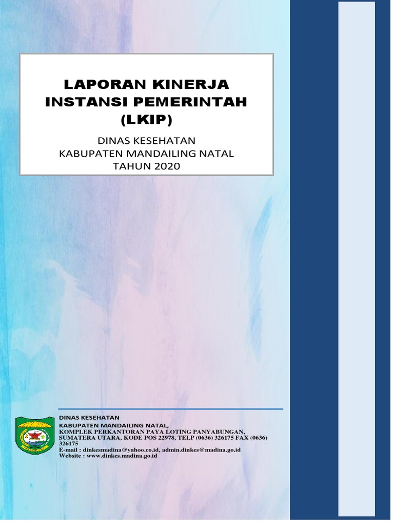 Lakip 2020 | PDF | Pengelolaan Keuangan & Uang