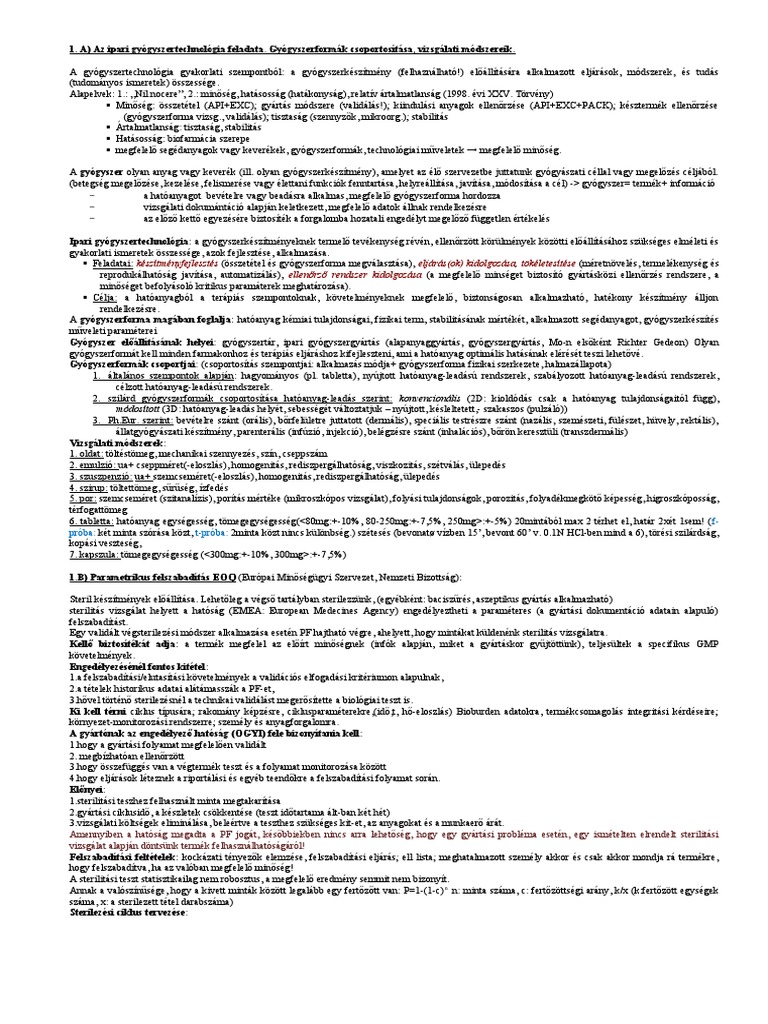 Angol Szaknyelv Vizsga Kidolgozott - Tételek | PDF