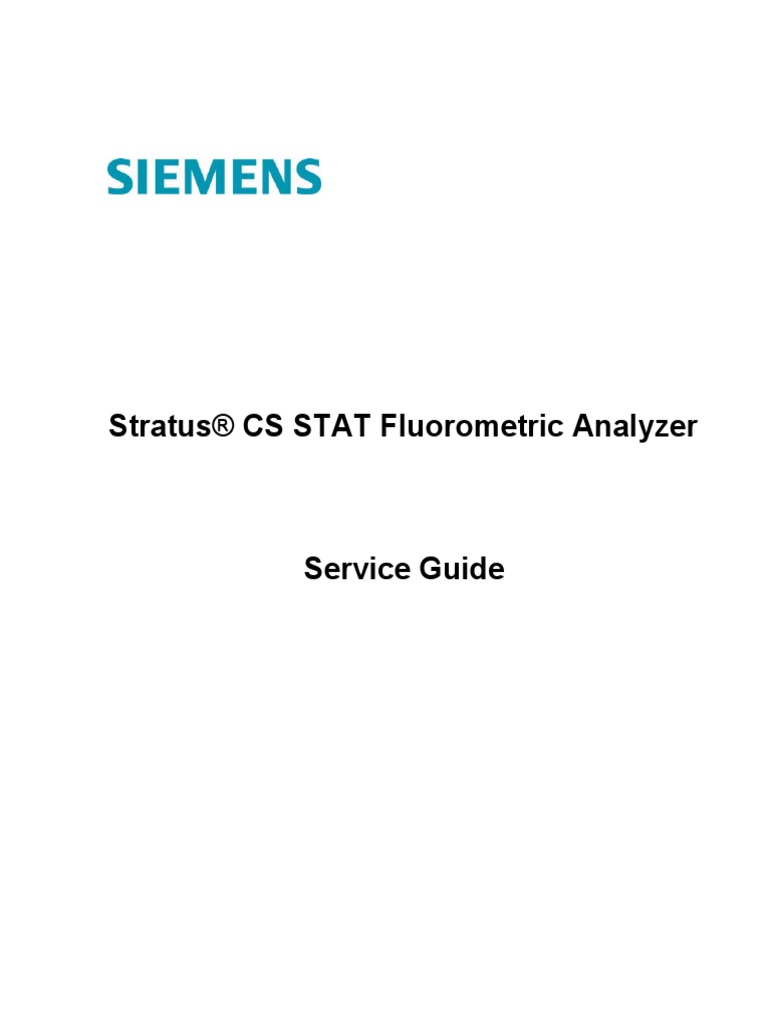 Stratus CS Service Manual | PDF | Troubleshooting | Input/Output