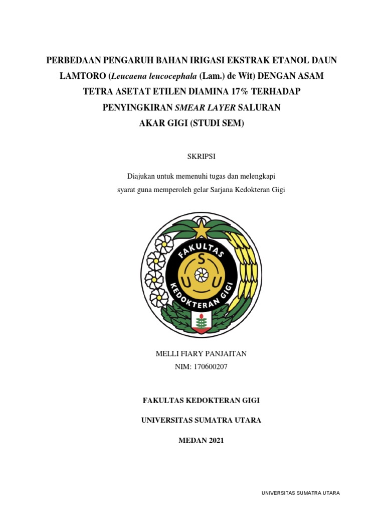 Skripsi Diajukan Untuk Memenuhi Tugas Dan Melengkapi Syarat Guna ...