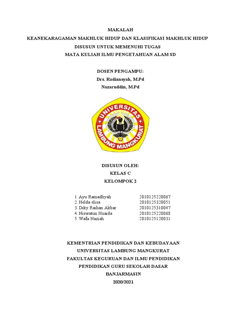 Makalah Ipa SD | PDF