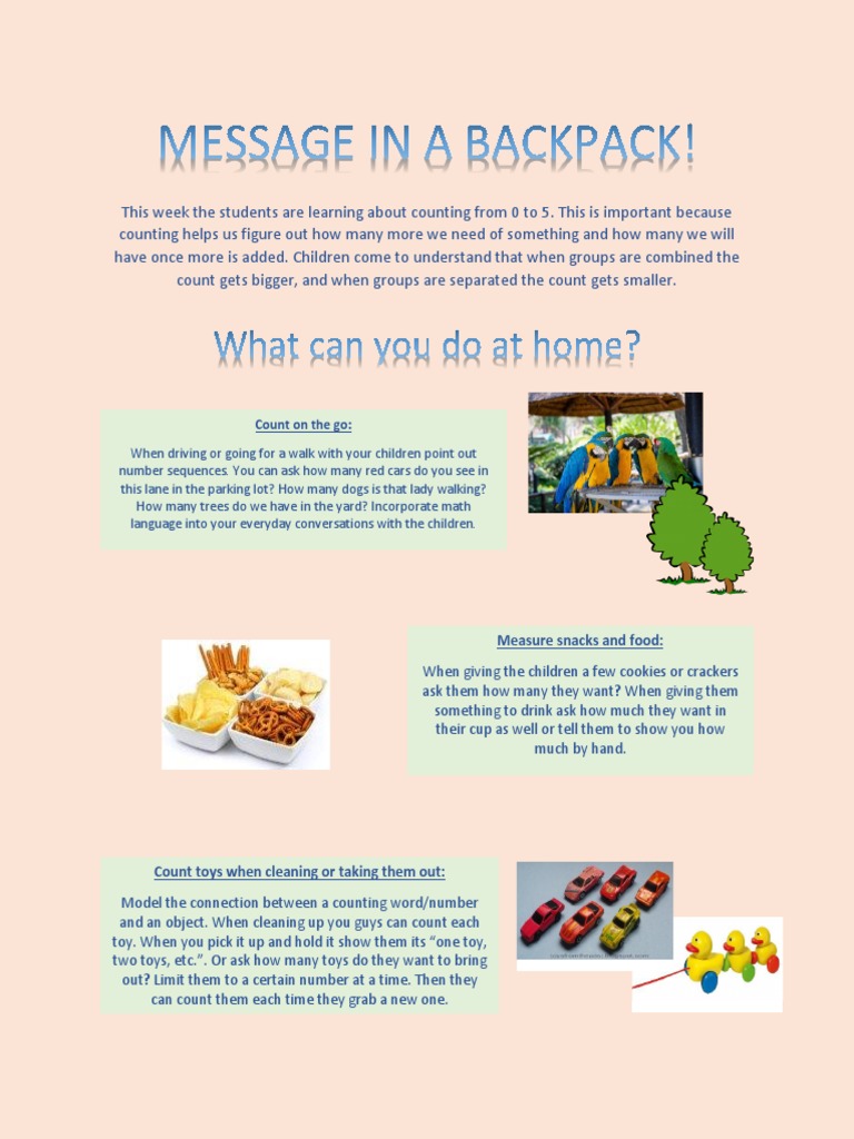 Message in A Backpack 2 | PDF