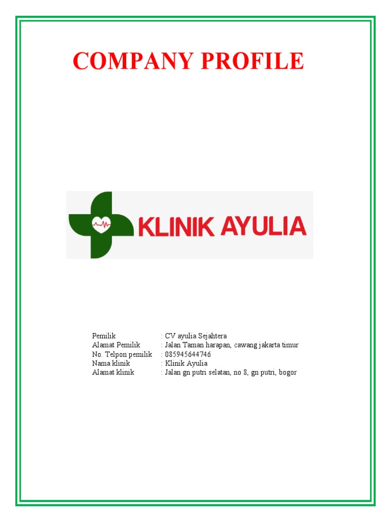 Profile Klinik | PDF