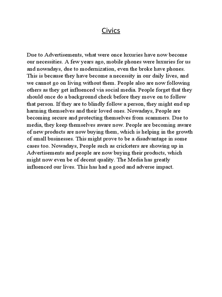 Civics | PDF