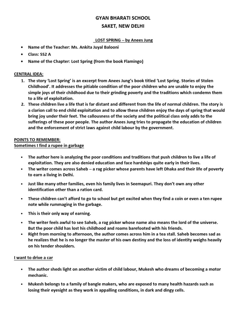 Gyan Bharati School Saket, New Delhi | PDF