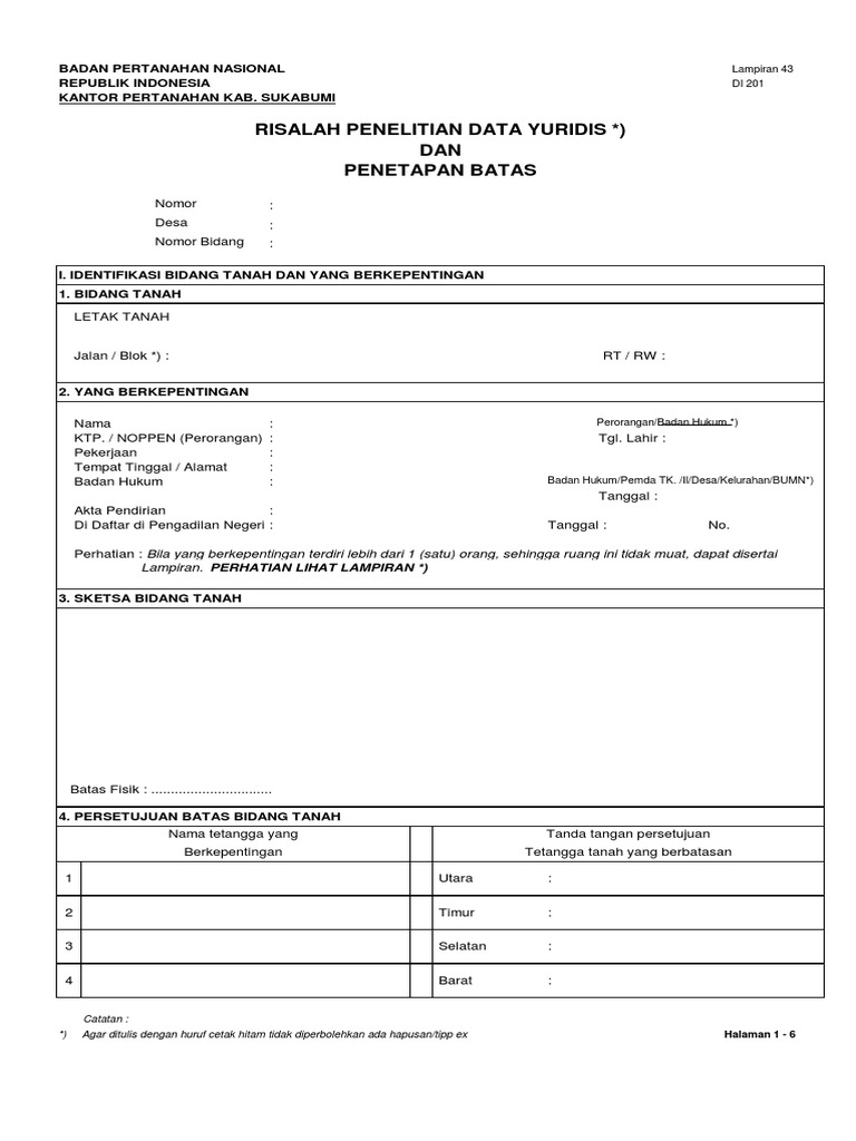 Risalah Penelitian Data Yuridis 2018 | PDF
