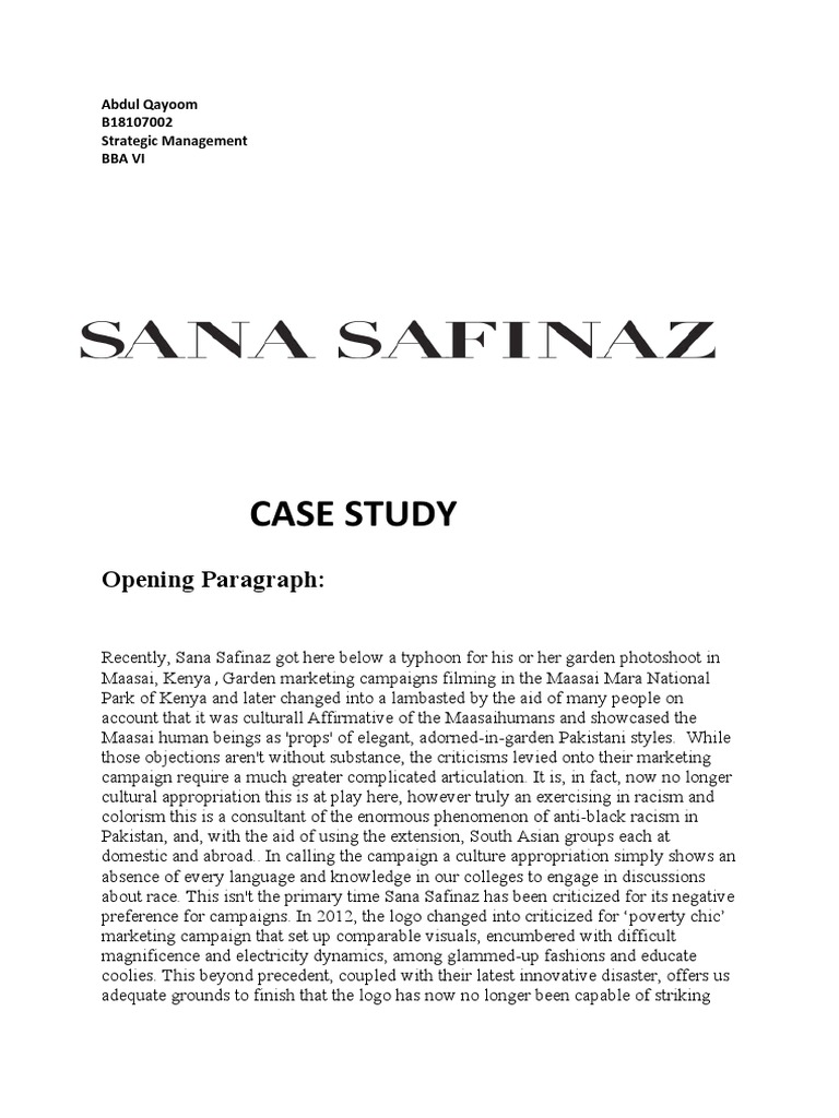 Case Study Strategic Management | PDF | Brand | Prices