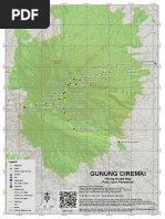 Peta Jalur Pendakian Gunung Arjuno Welirang | PDF