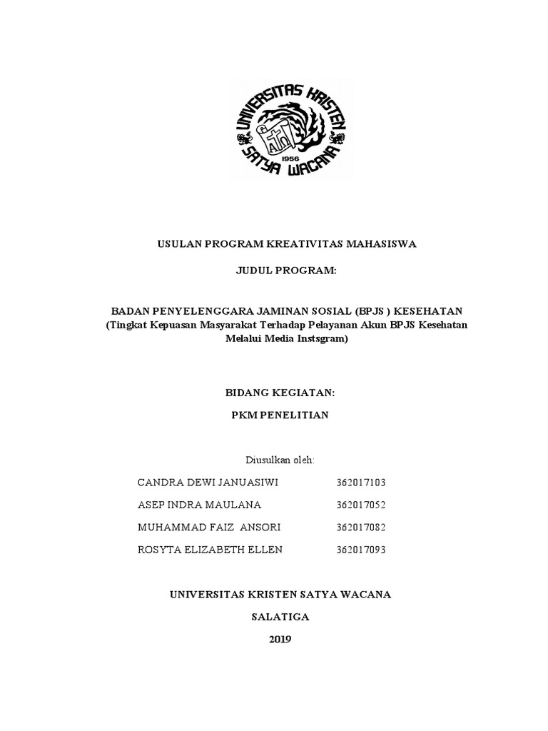 PKM Badan Penyelenggara Jaminan Sosial (BPJS) Kesehatan | PDF