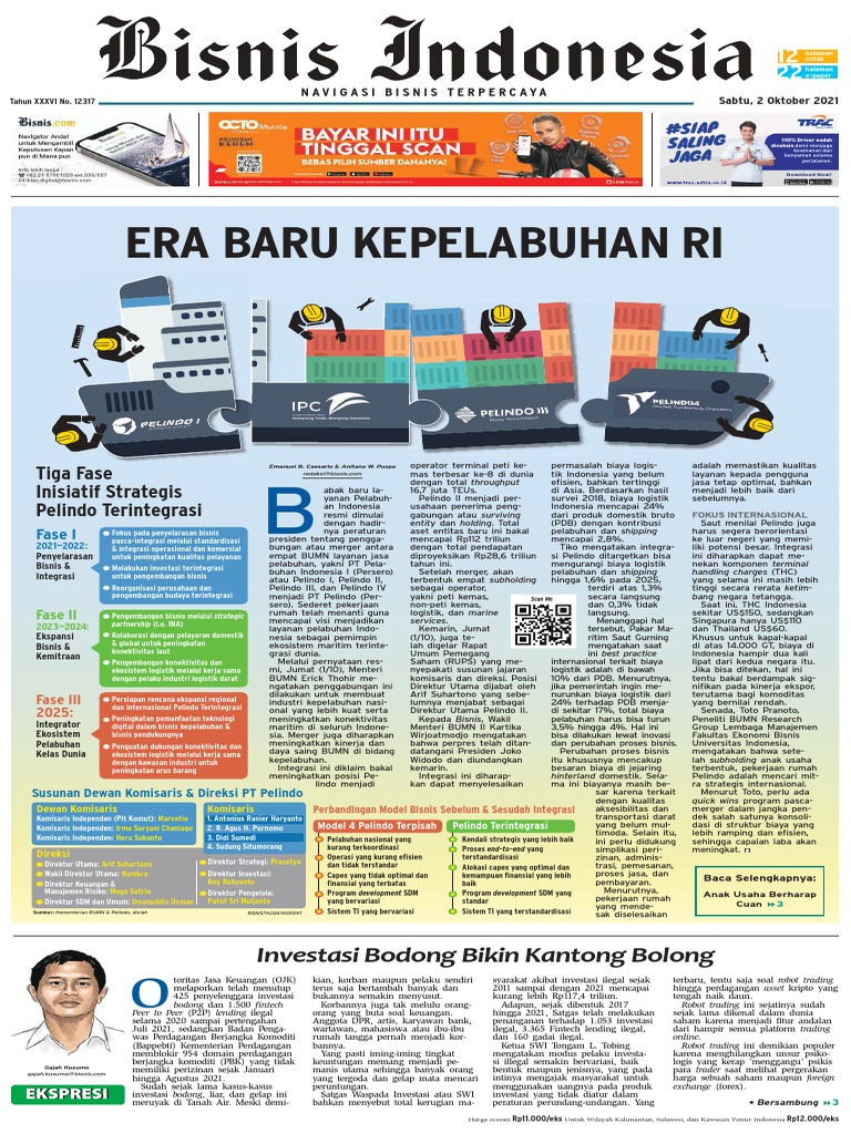 Bisnis Indonesia 02 Okt 2021 | PDF