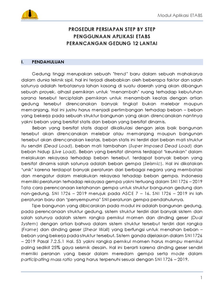 Modul Pertemuan 1 | PDF