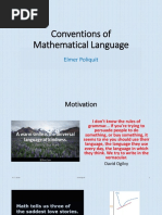 MMW Module 2 - MATHEMATICAL LANGUAGE AND SYMBOLS | PDF | Set (Mathematics) | Logic