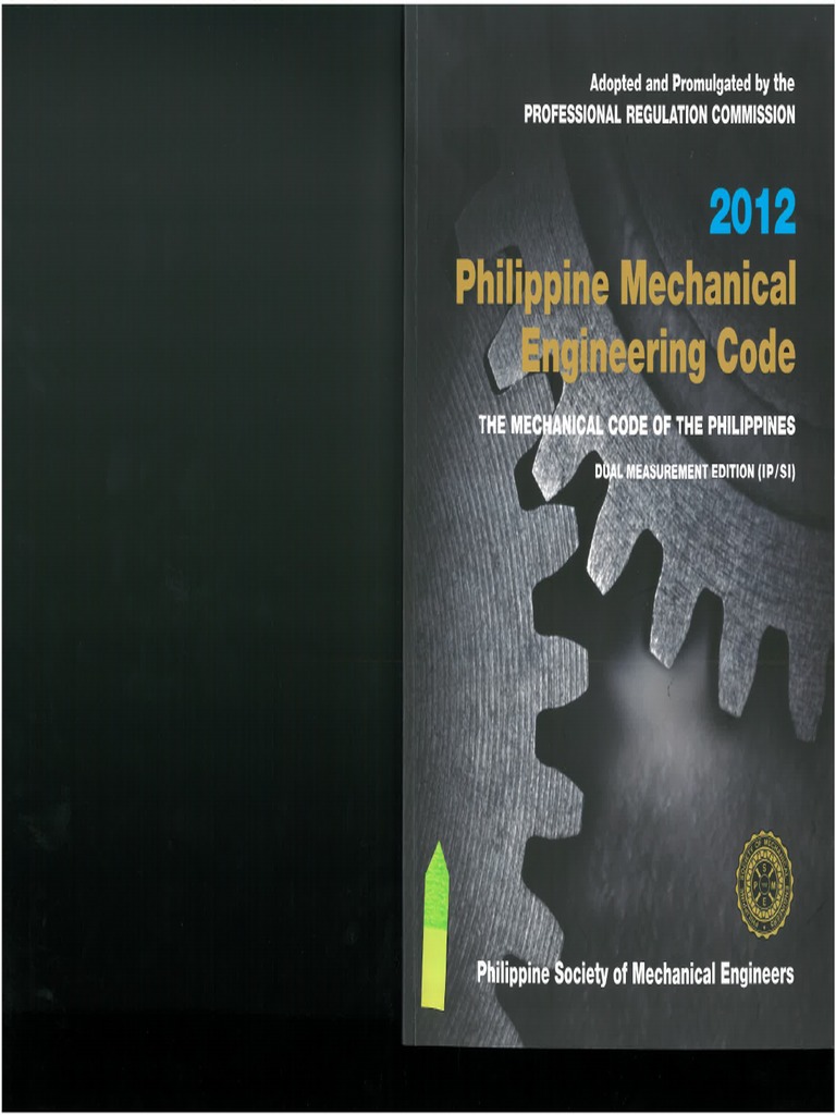 2012 Philippine Mechanical Engineering Code | PDF 2012 Philippine Mechanical Engineering Code | PDF