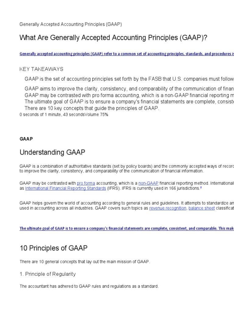 An Introduction to Generally Accepted Accounting Principles ...