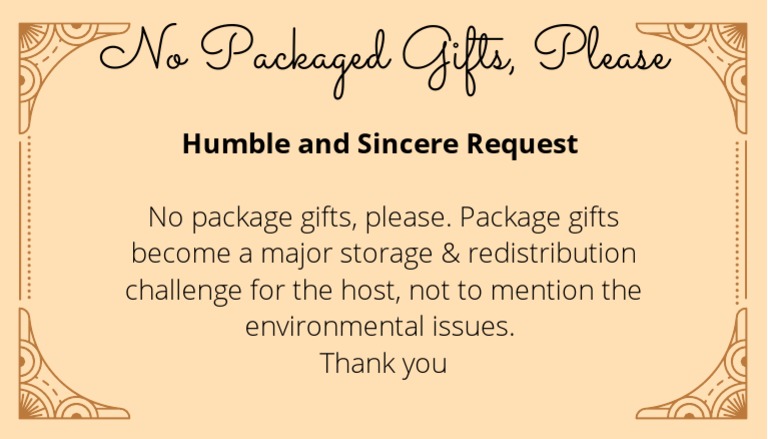 No Gifts, Please | PDF | Cooking, Food & Wine | Home & Garden