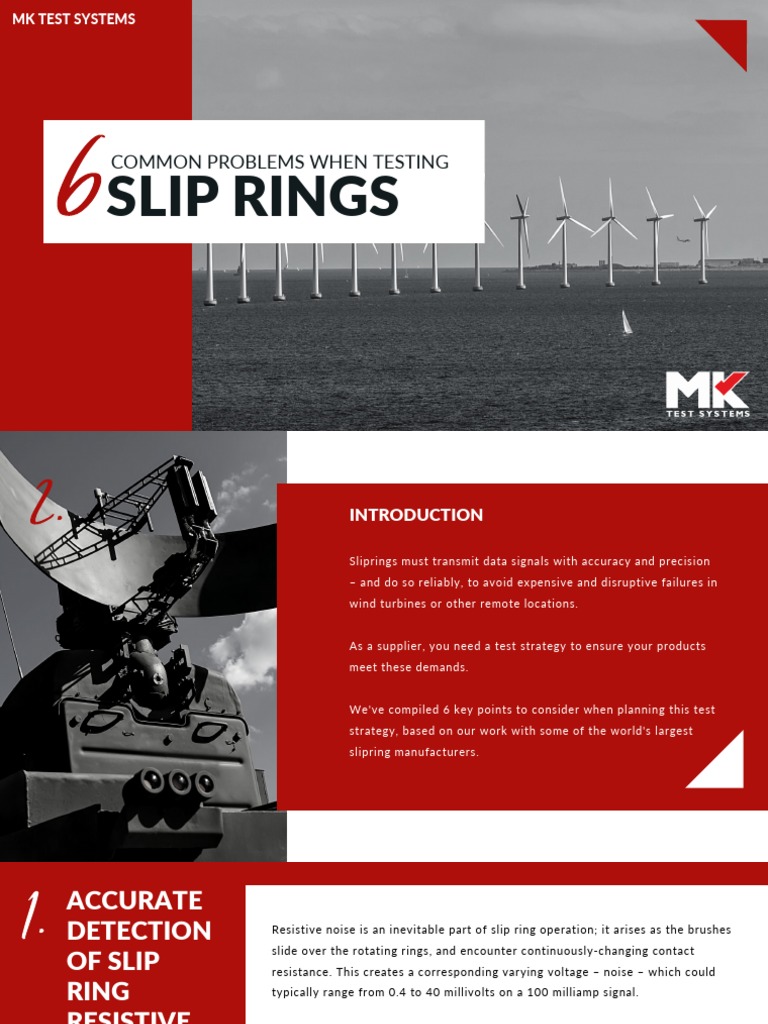 Testing Strategies for Slip Rings | PDF | Voltage | Insulator (Electricity)