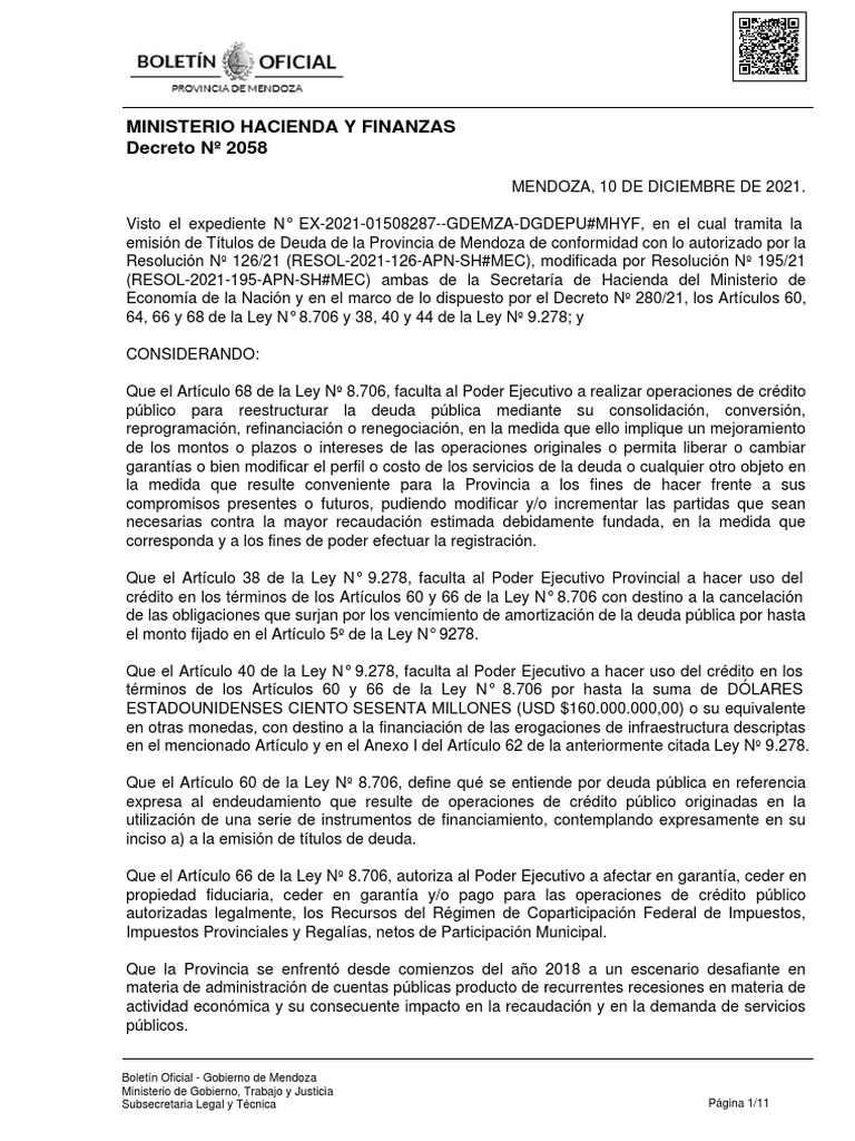 Títulos de Deuda | PDF | Interés | Deuda gubernamental