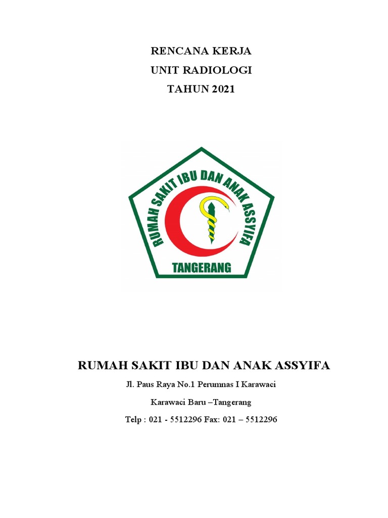 Rencana Kerja 2021 RADIOLOGI | PDF | Teknologi & Rekayasa