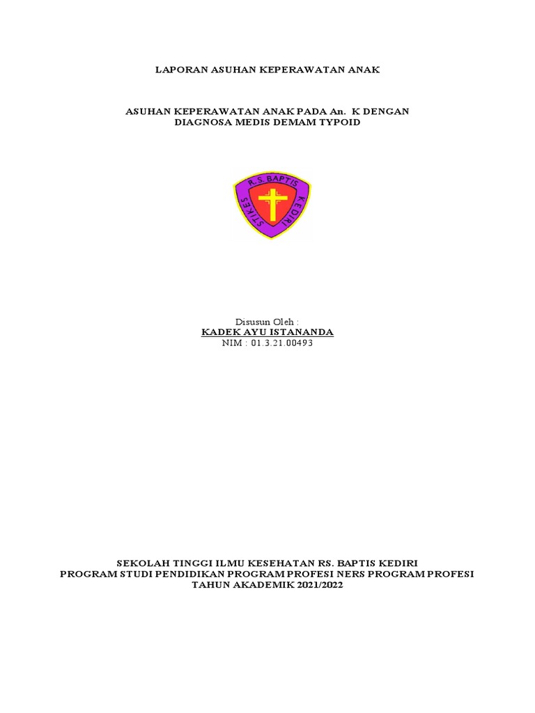 Askep Demam Typoid Lengkap | PDF