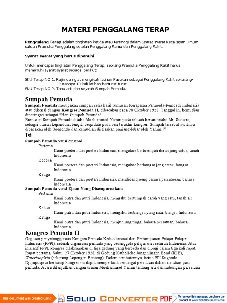 Materi SKU Terap | PDF | Perjalanan